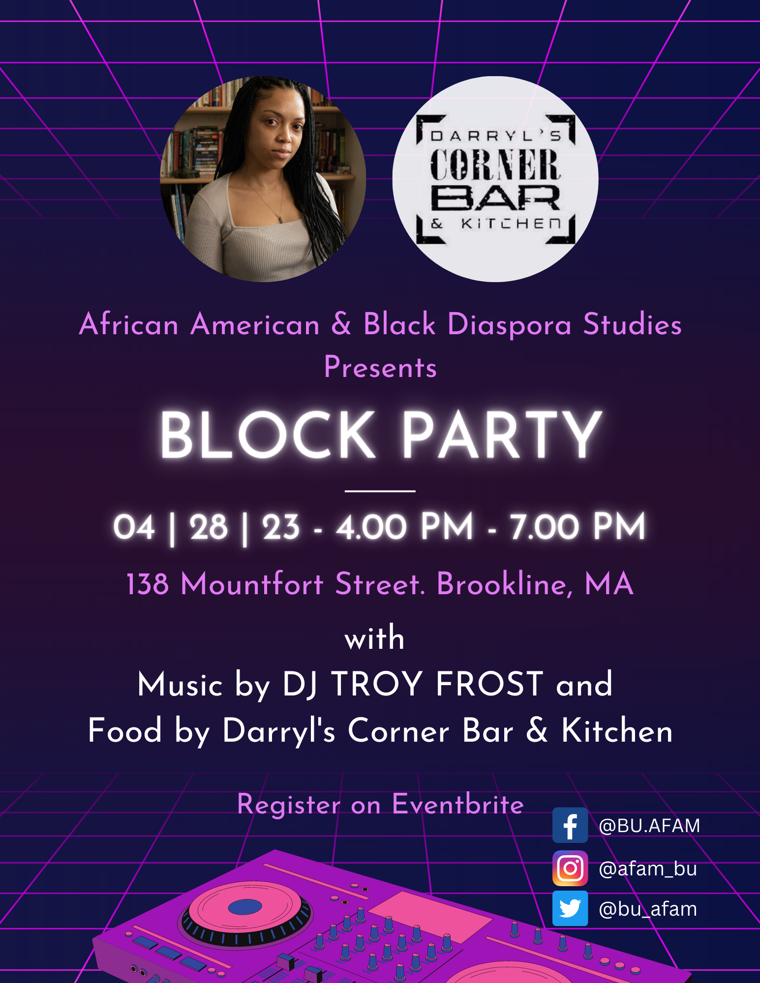This Friday: AFAMBDS Block Party | African American & Black Diaspora ...