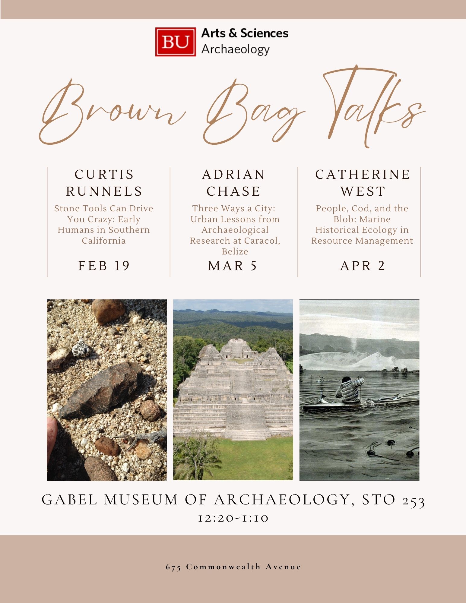 Archaeology Brown Bag Talks Spring 2025 | Archaeology