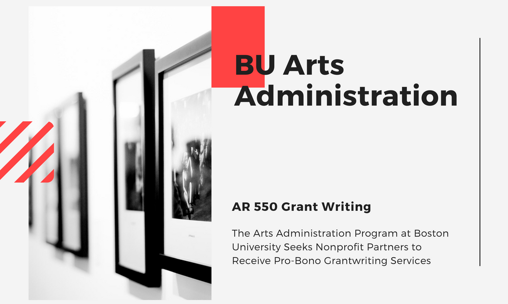 Pro-Bono Grant Writing Assistance | Arts Administration