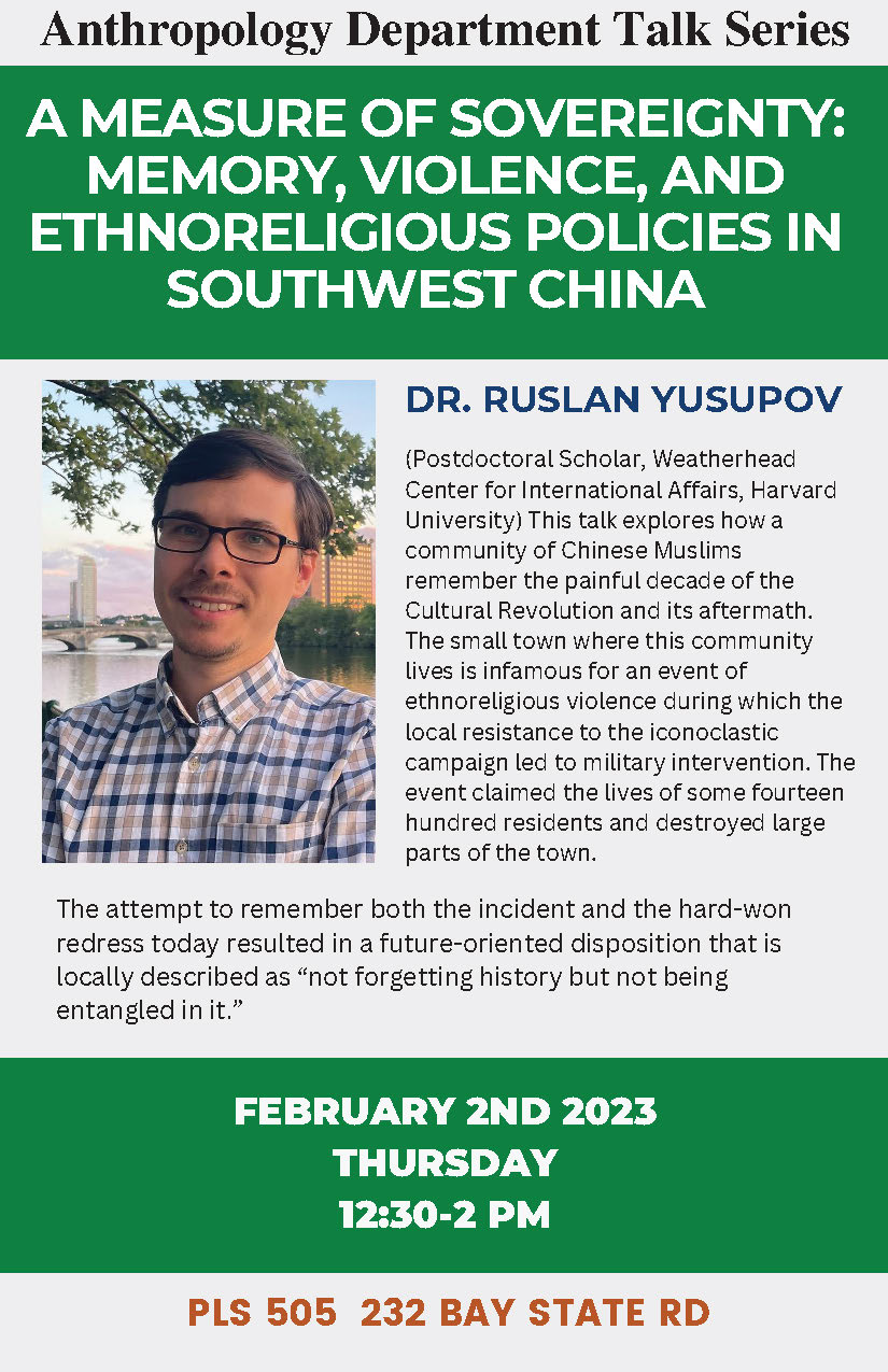 “A Measure of Sovereignty: Memory, Violence, and Ethnoreligious Policies in Southwest China ...