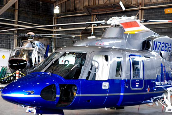 New EMS Chopper Bears MED Prof’s Initials — Bostonia Web Exclusives