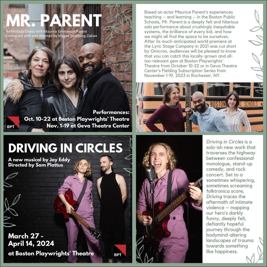 Springing forward into our 2023-24 season | Boston Playwrights' Theatre