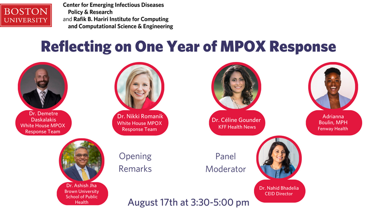 Reflecting on One Year of MPOX Response in-person registration | Center ...