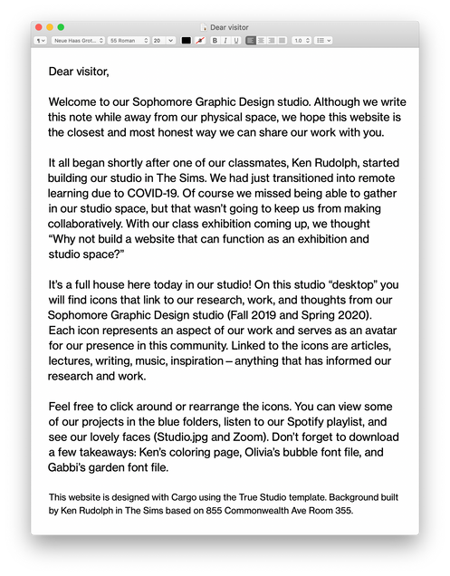 BU Graphic Designers Build Collaborative Virtual Studio Space | College ...