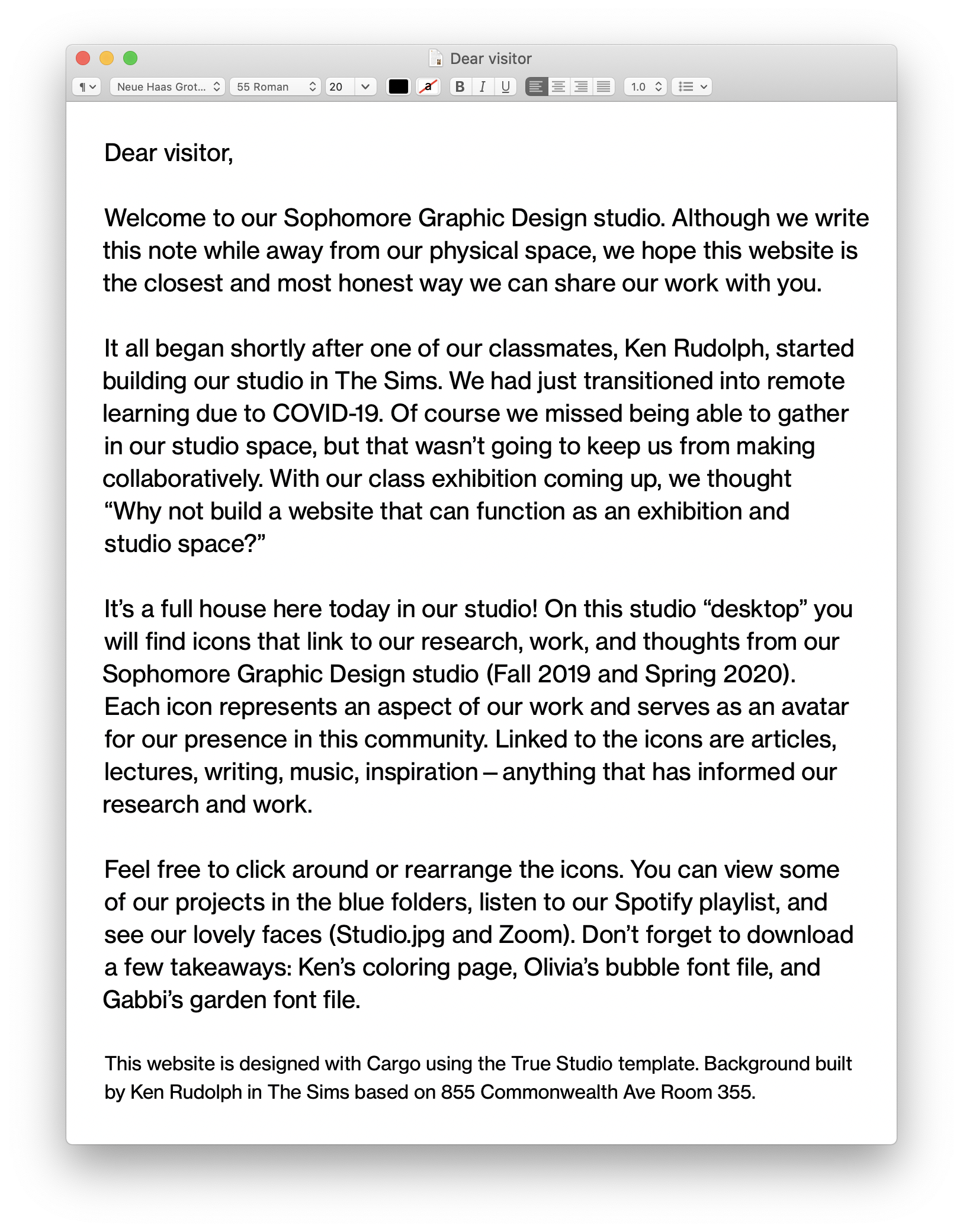 BU Graphic Designers Build Collaborative Virtual Studio Space | College of Fine Arts