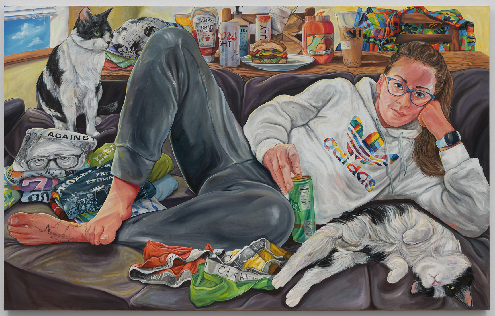 Artist Rebecca Ness makes intimate, slice-of-life oil paintings of ...