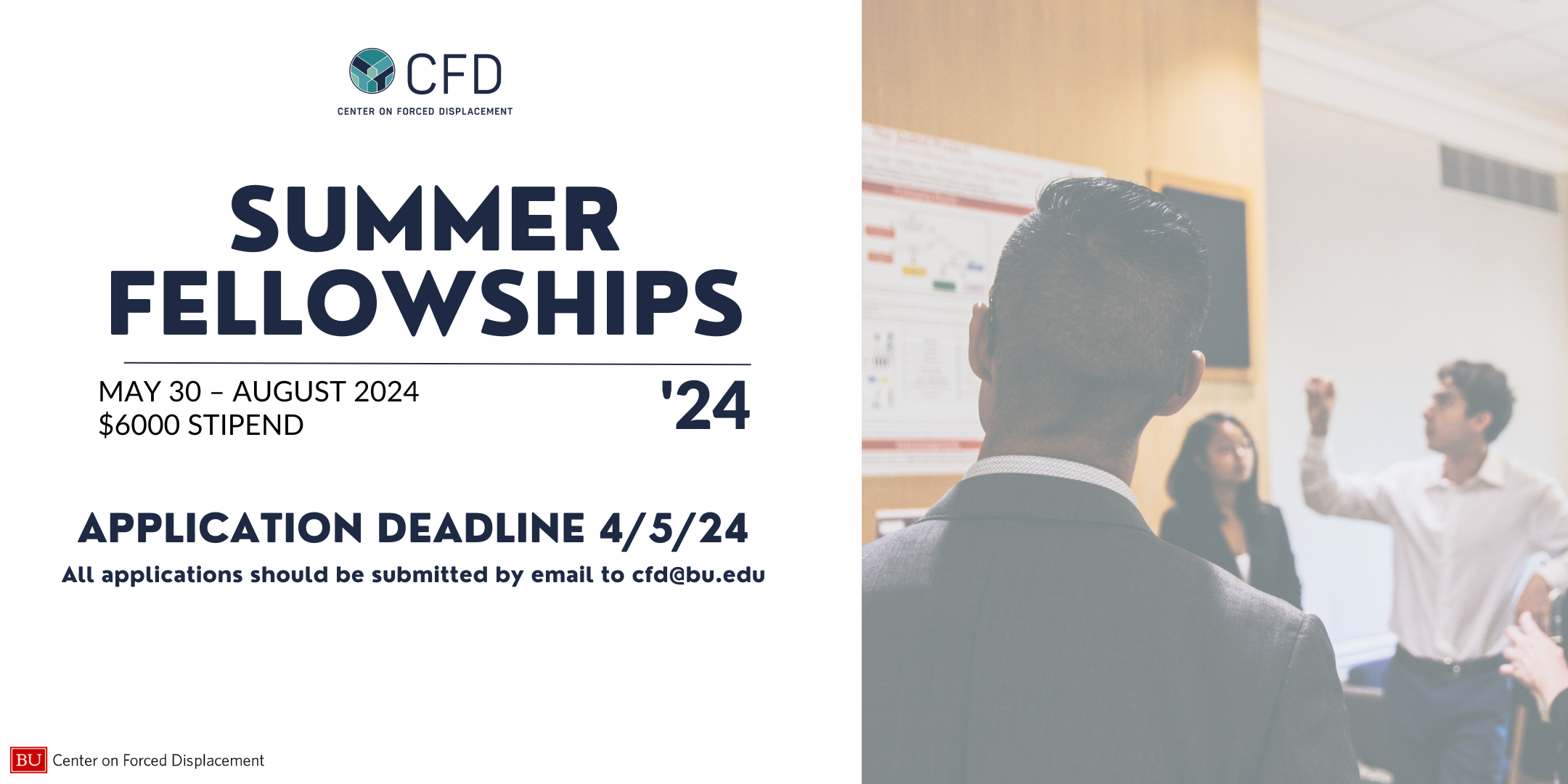 CFD Summer Fellowships | Center on Forced Displacement
