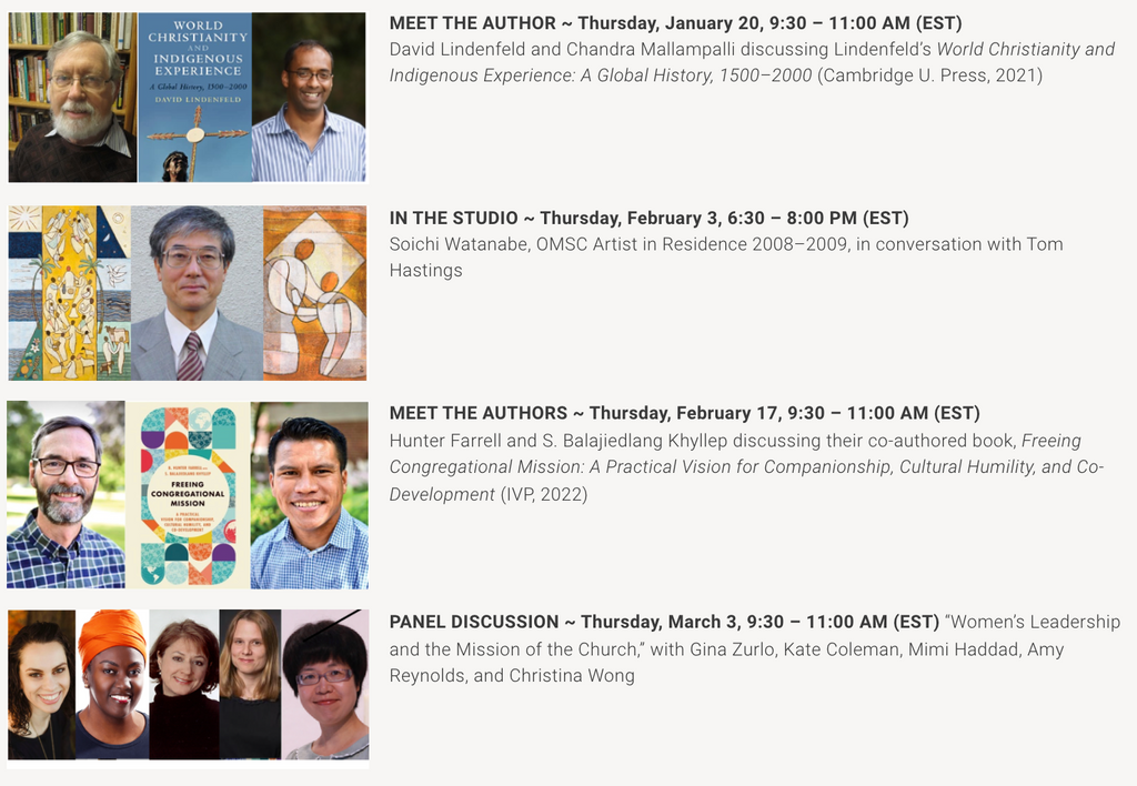 OMSC’s Spring 2022 Offerings | Center for Global Christianity & Mission