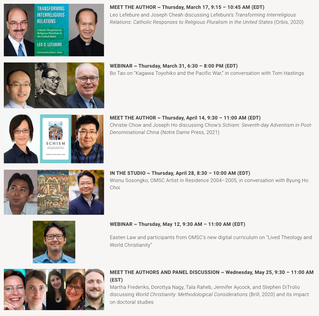 OMSC’s Spring 2022 Offerings | Center for Global Christianity & Mission