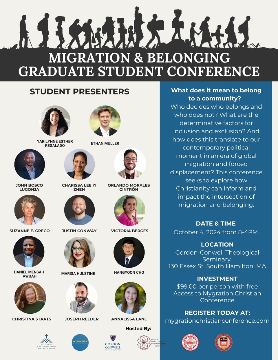 Migration and Mygration Conferences | Center for Global Christianity ...