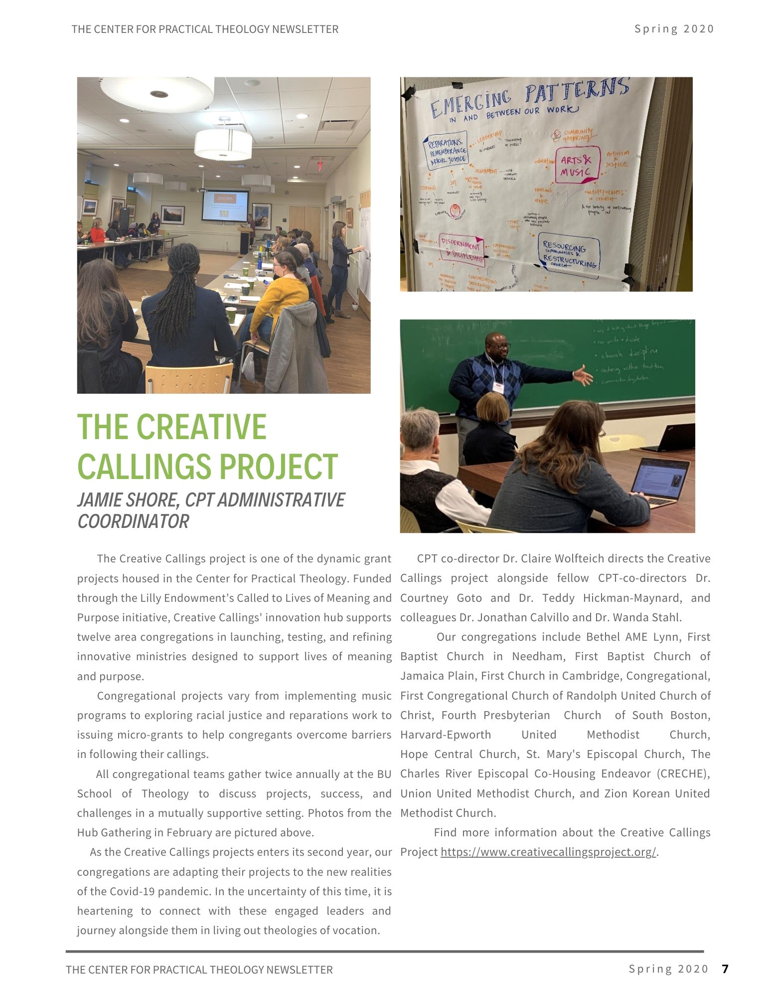 2020 CPT Newsletter | Center for Practical Theology