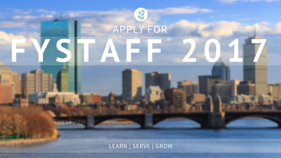 APPLY FOR FYSTAFF | Community Service Center