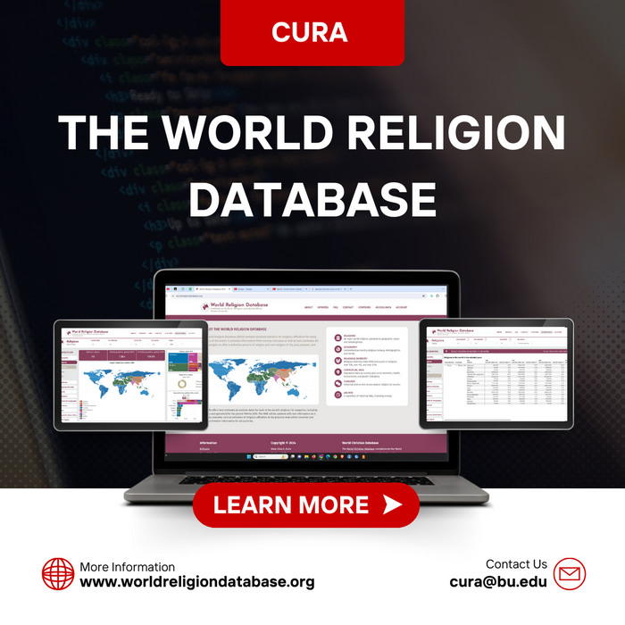 WRD, world religion database, researcher | Institute on Culture, Religion & World Affairs: CURA