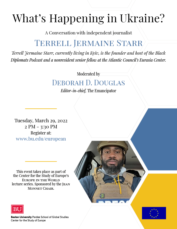 Terrell Jermaine Starr Reporting from Kyiv, Ukraine (03/29/22) | Center ...