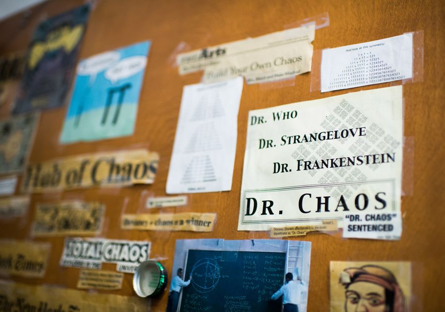 Office Artifacts: Robert Devaney | BU Today | Boston University