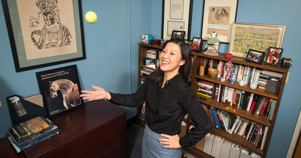 Office Artifacts: Alice Tseng | BU Today | Boston University