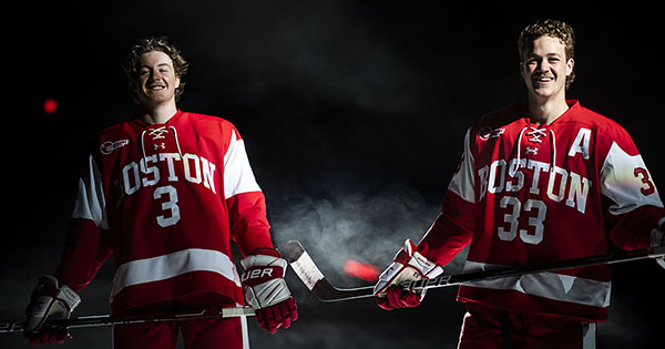 Like Father, Like Sons: BU Hockey Runs in the Amonte Family | BU Today ...