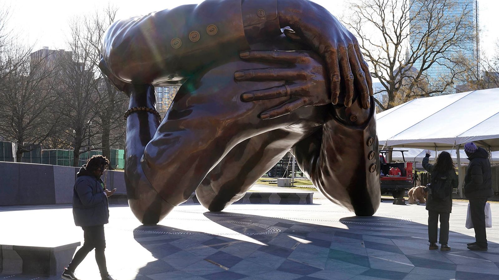 Martin Luther King Monument Background