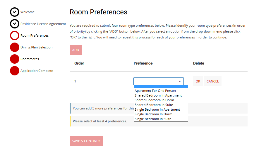 Special Groups – Room Preference | Boston University Housing