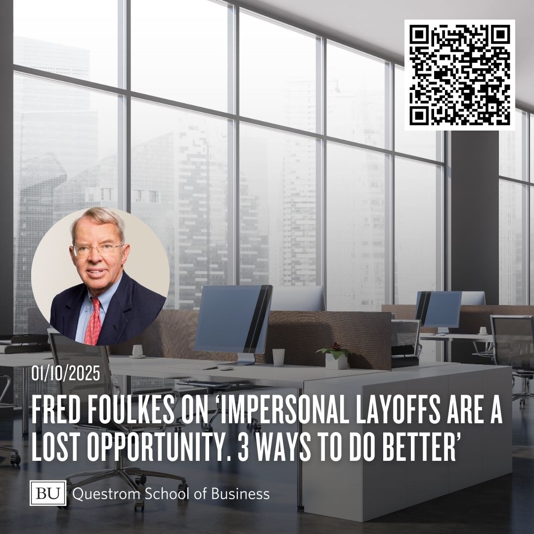 HRPI Founder Fred Foulkes Publishes New Article On Layoff Best ...