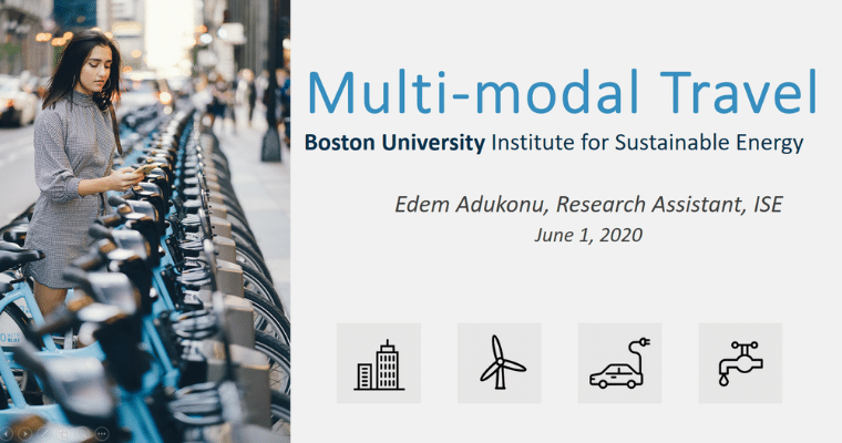 Multi-modal Travel | Institute for Global Sustainability