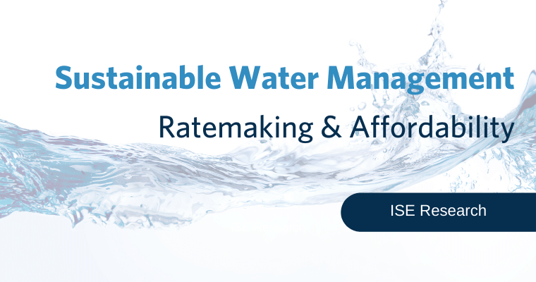 Sustainable Water Management: Ratemaking & Affordability | Institute ...