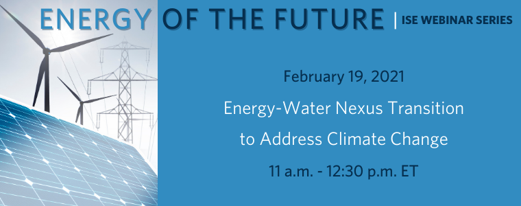 On-Demand Webinar: Energy-Water Nexus Transition to Address Climate ...