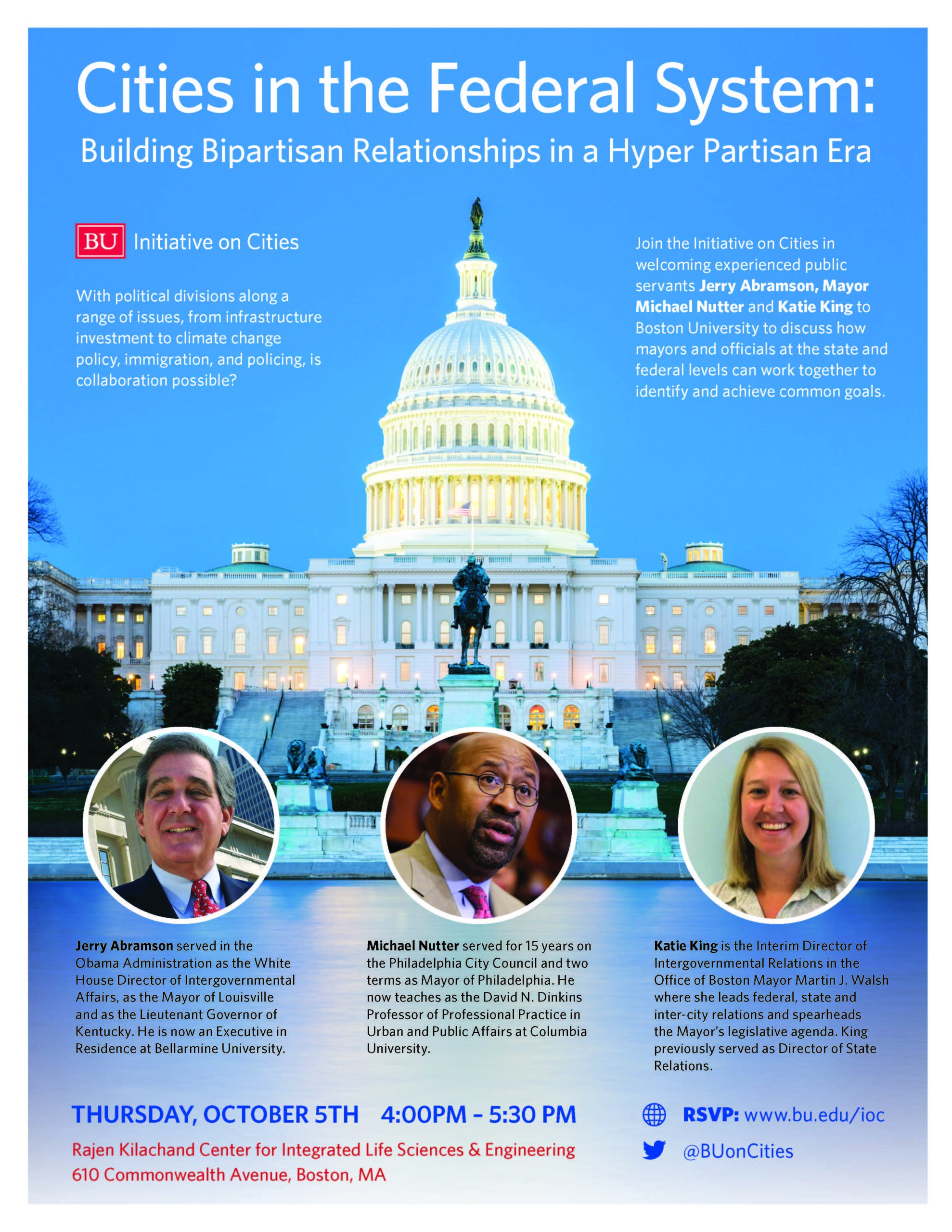 Event Recap: Cities in the Federal System: Building Bipartisan ...