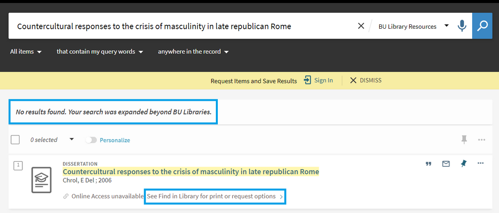 What’s New in BU Libraries Search » BU Libraries | Boston University
