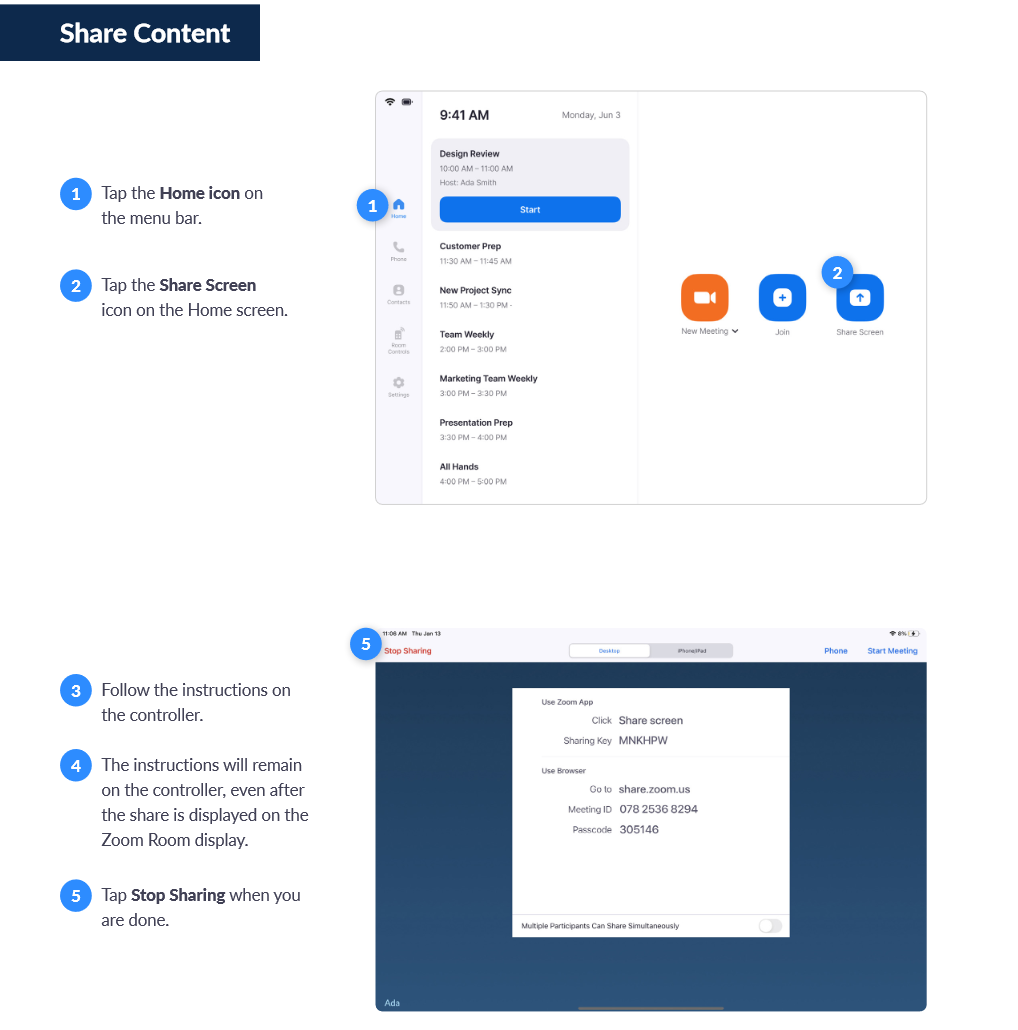 Zoom-Enabled Conference Room – Connection Guide | MET Information ...