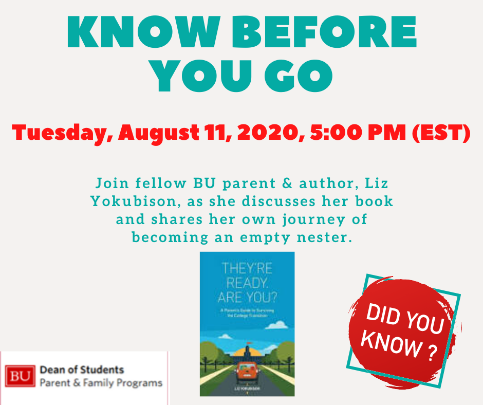 Know Before You Go Live Sessions | Parents Program