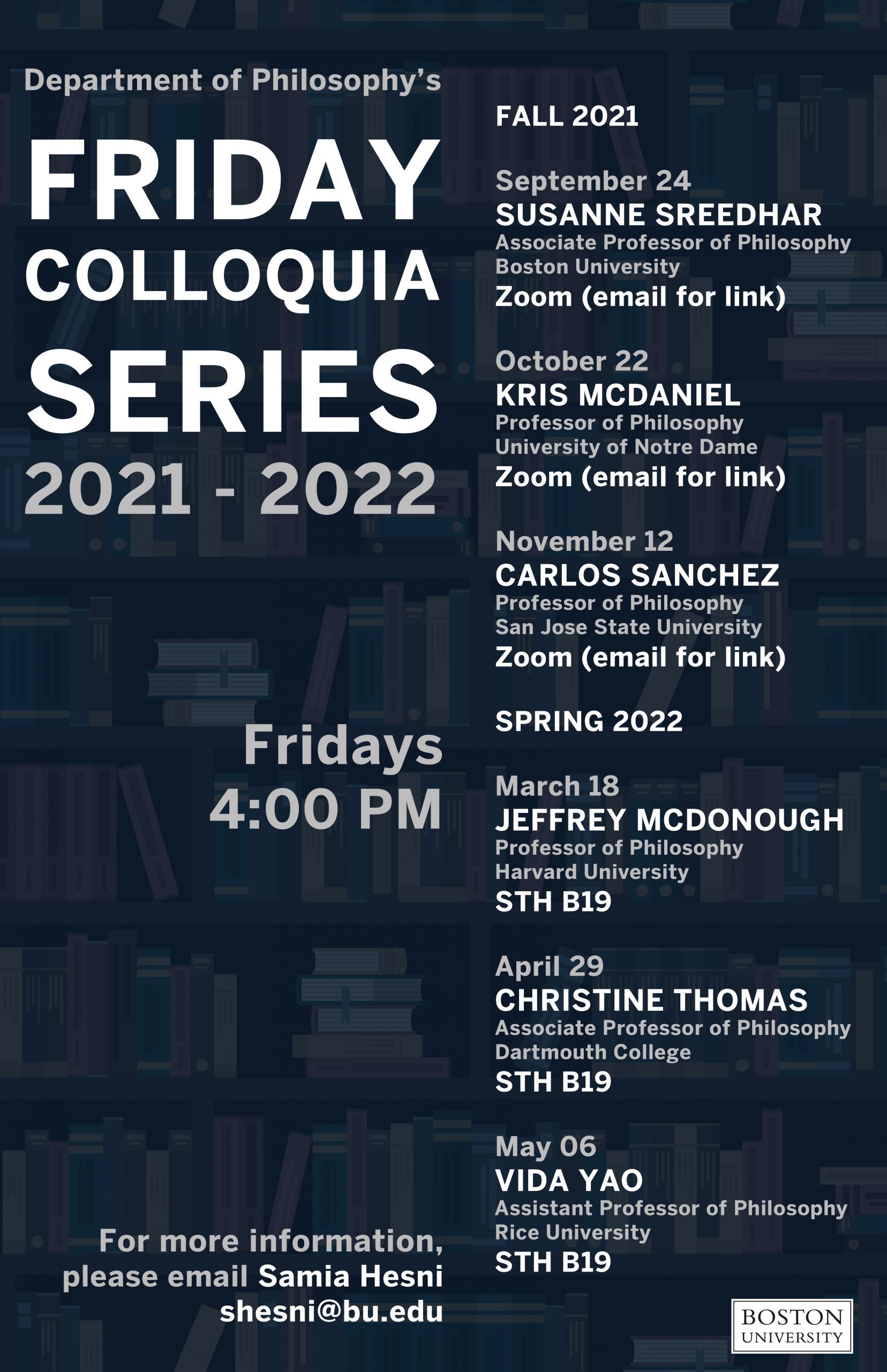 Friday Colloquia Series | Philosophy