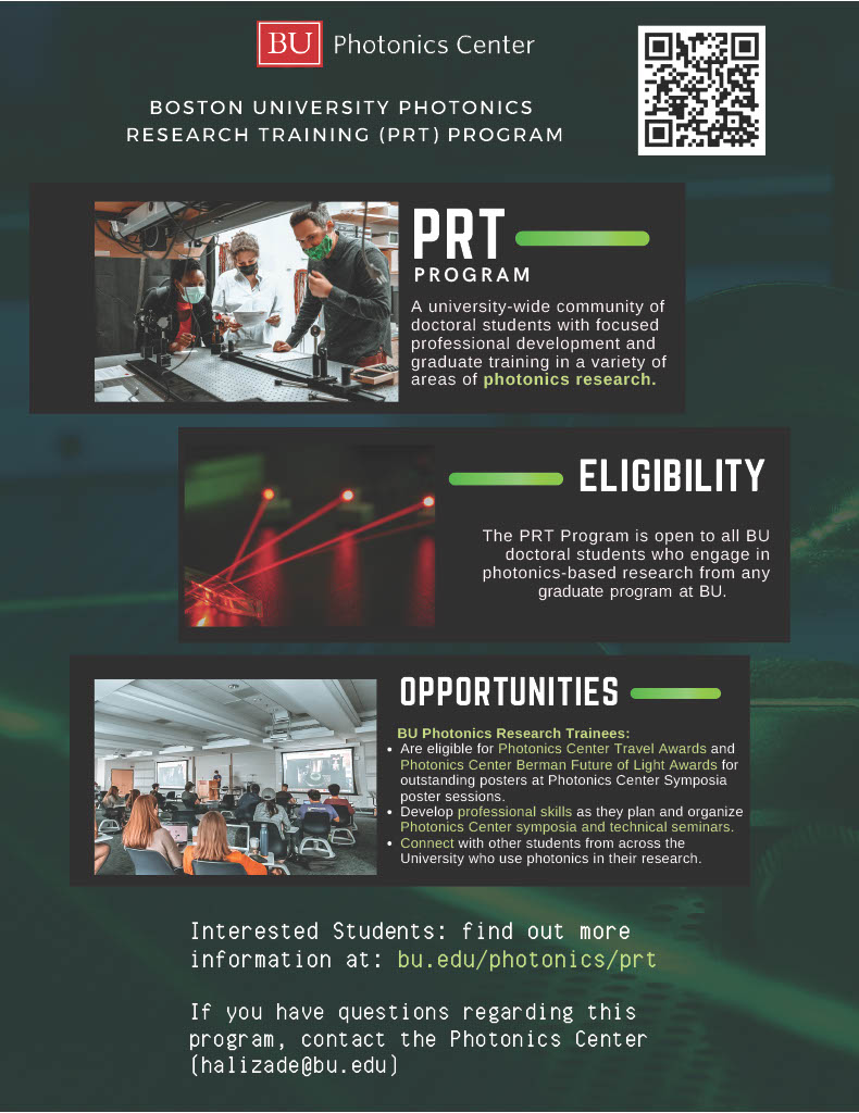 Photonics Research Training Program for Doctoral Students | Photonics ...