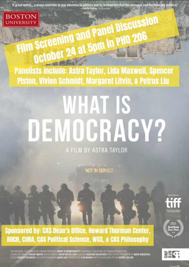Film Screening – What is Democracy? » Romance Studies | Blog Archive ...