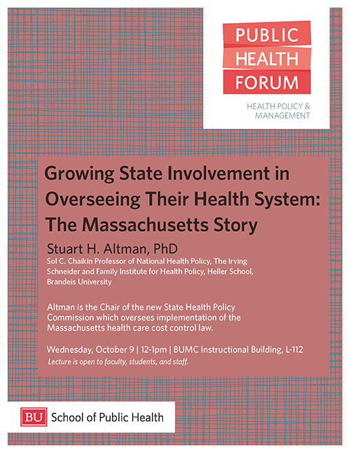 Public Health Forum, Oct. 9: ‘Growing State Involvement in Overseeing ...