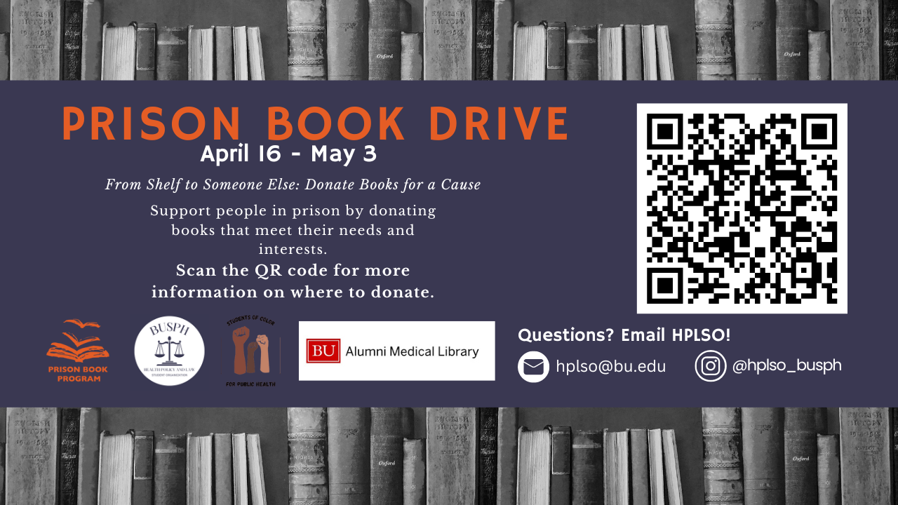 Prison Book Drive | SPH