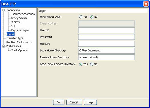 Use Host On-Demand for FTP : TechWeb : Boston University