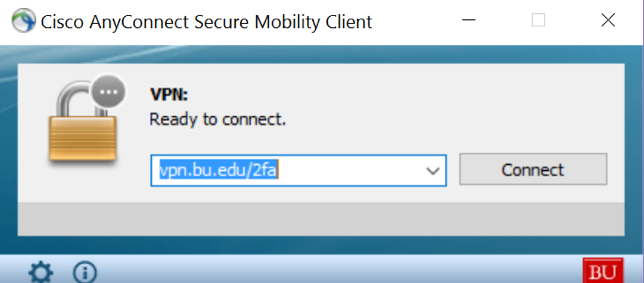 Two-Factor VPN : TechWeb : Boston University