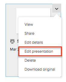 Editing a Presentation : TechWeb : Boston University