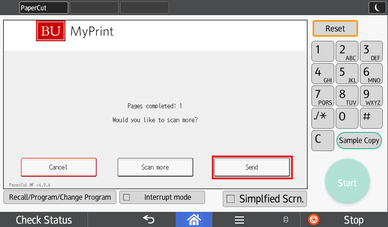 MyPrint: Scan to Email/Cloud Storage : TechWeb : Boston University