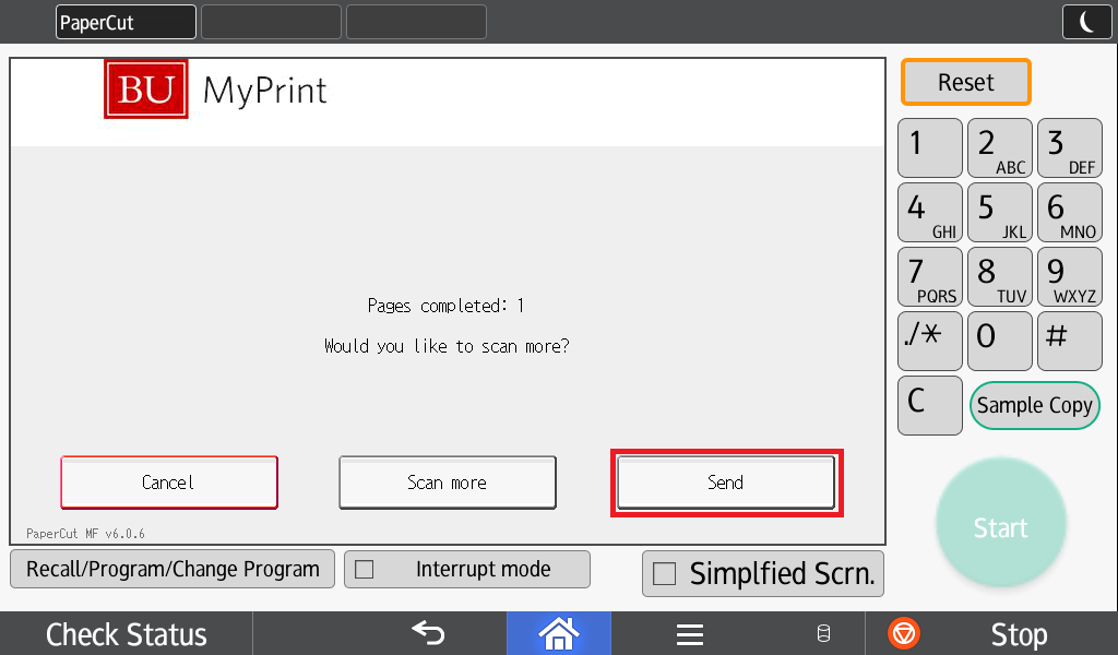 MyPrint: Scan to Email/Cloud Storage : TechWeb : Boston University