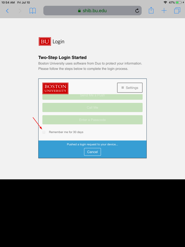Getting Started : TechWeb : Boston University