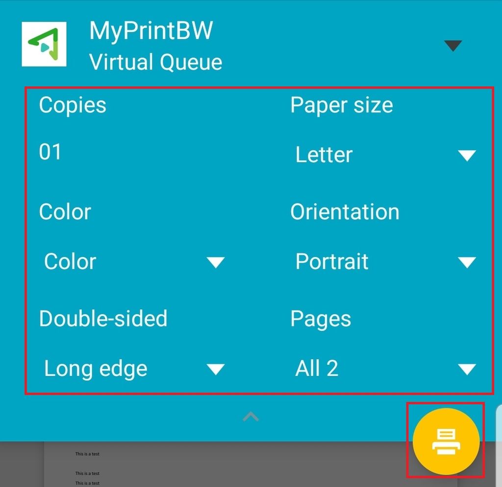 MyPrint: Configure Printer on Device : TechWeb : Boston University