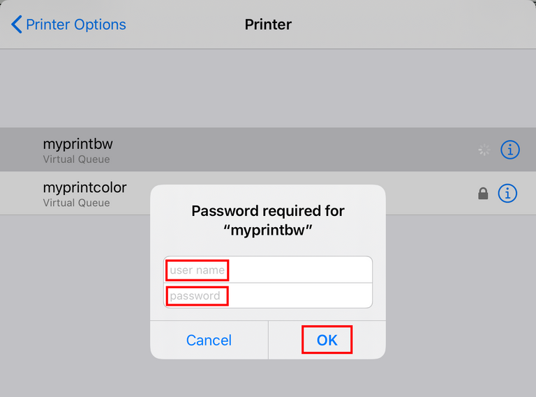 MyPrint: Configure Printer on Device : TechWeb : Boston University
