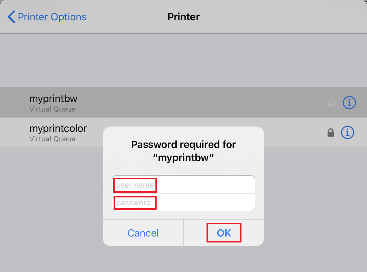 MyPrint: Configure Printer on Device : TechWeb : Boston University