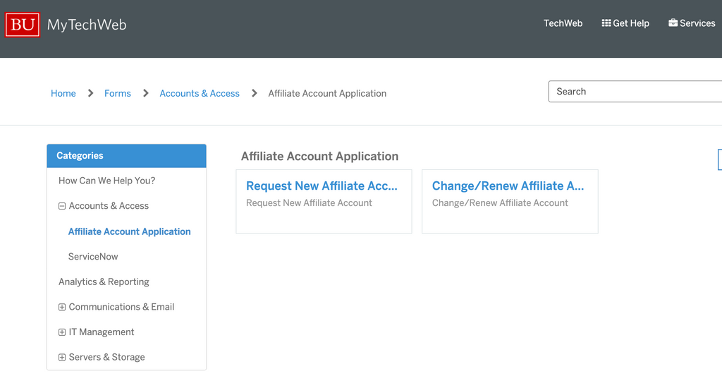 AD FAQs – Account Administration : TechWeb : Boston University
