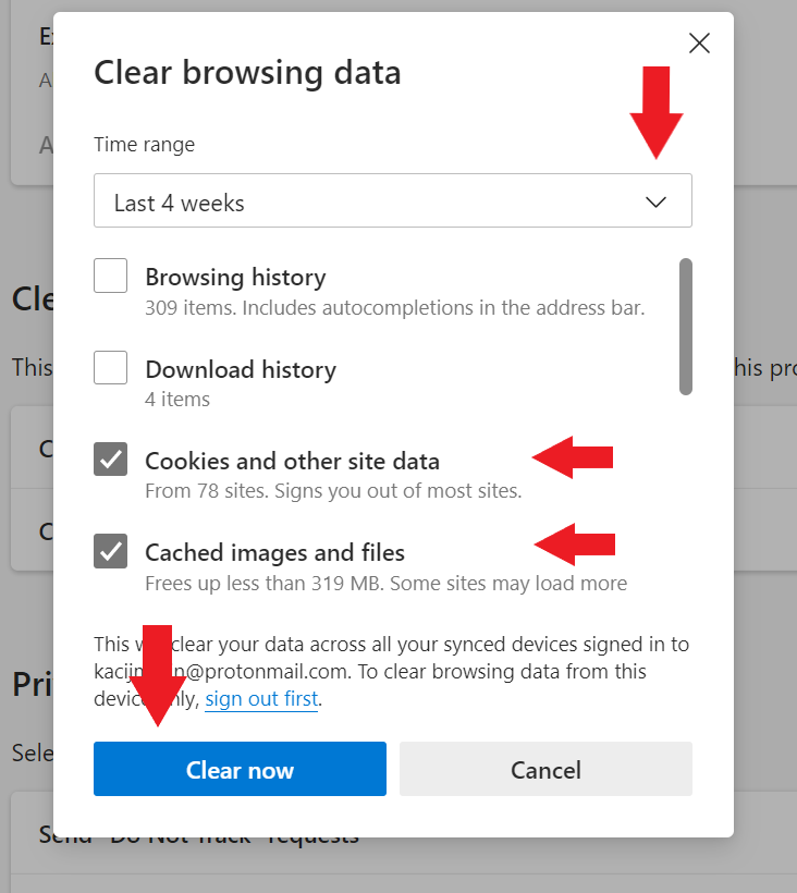 Clear your browser cache – Windows : TechWeb : Boston University
