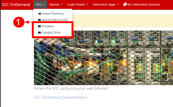 Transferring Files using a Cloud Application : TechWeb : Boston University
