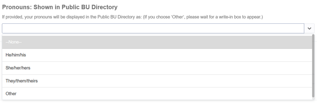 How to Update My Personal Information : TechWeb : Boston University
