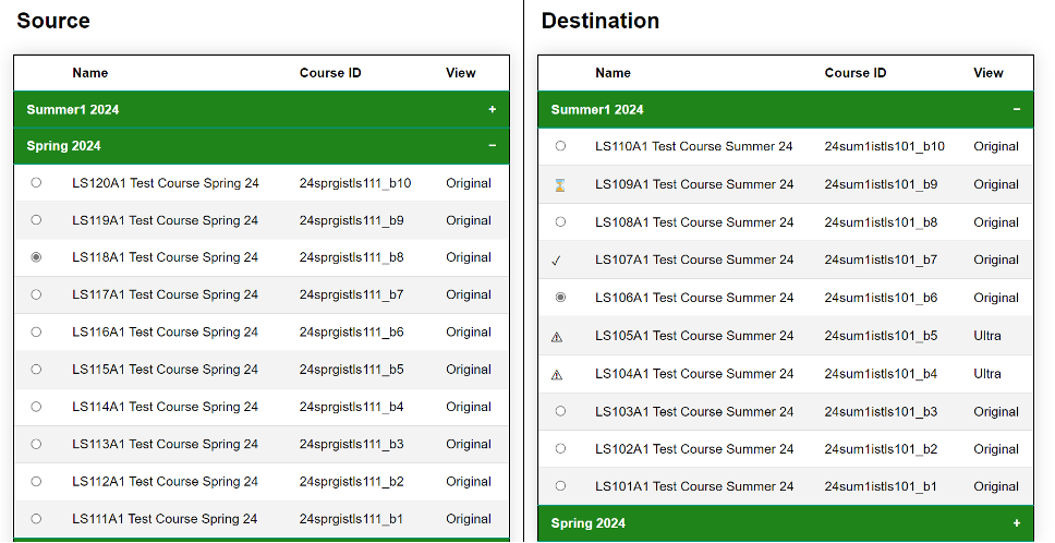 Blackboard Course Copy Tool : TechWeb : Boston University